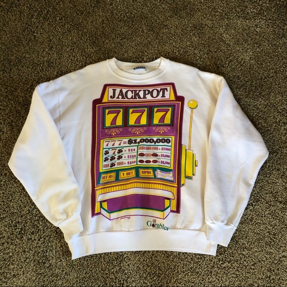 Gildan | Sweaters | Vintage 993 Jackpot Gambling Crewneck | Poshmark